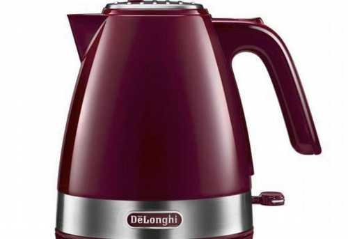 Чайник новый Delonghi красный электрический