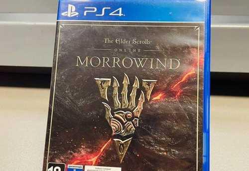 Игровой диск PS4 The Elder Scrols Online Morowind