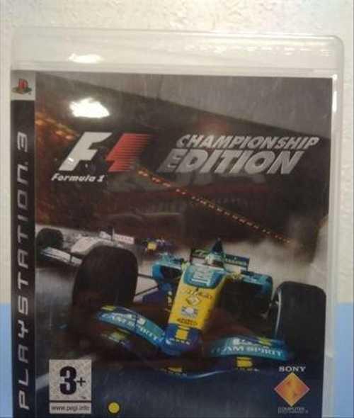 Formula One Championship Edition для PS3