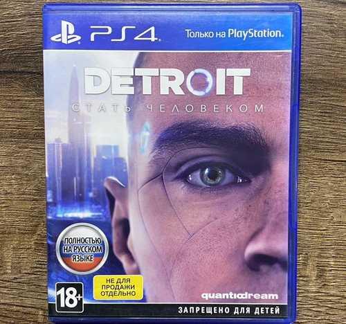 Detroit Become Human диск с игрой PS4