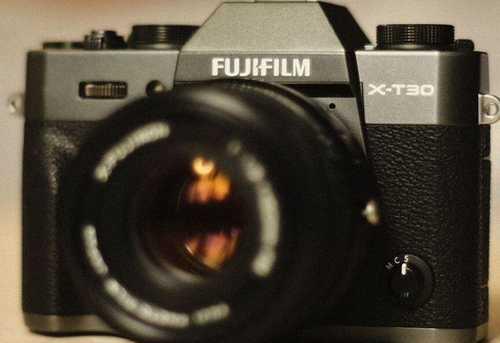 Fujifilm X-T30 kit 50mm f/1.9 Charcoal Silver