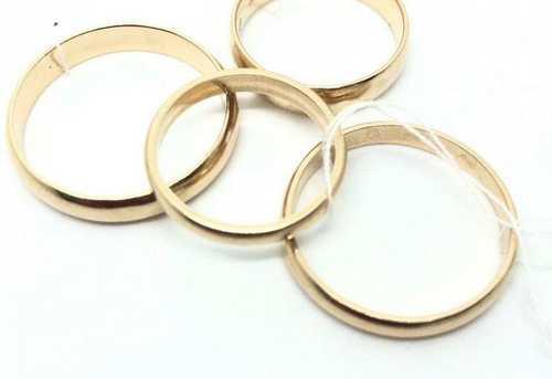 Золотые обручальные кольца 16,5 - 21 размер
