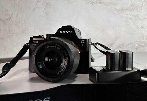 Беззеркальный фотоаппарат sony A7