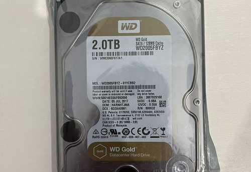Жесткий диск Western Digital Gold 2TB WD2005fbyz