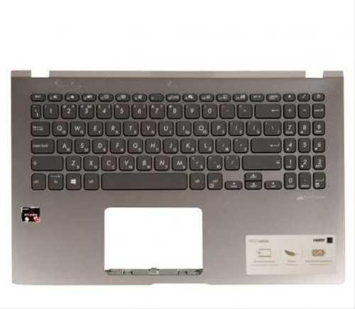 Клавиатура с топкейсом для Asus X509, серая,с разб