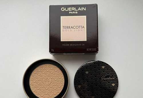 Guerlain terracotta пудра бронзер gold light