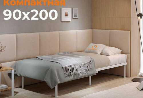 Кровать Мир 90х200 металлическая без спинки