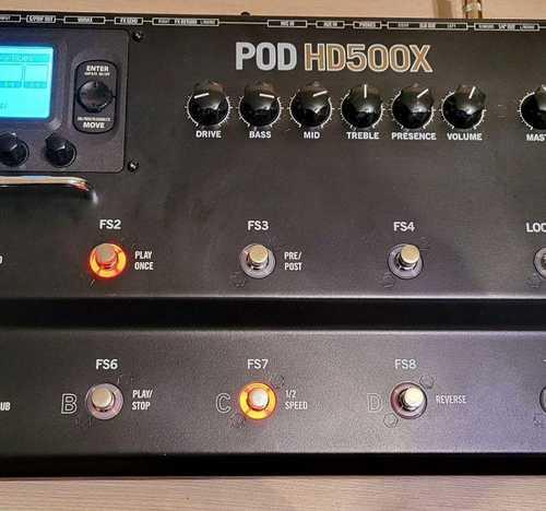 Гитарный процессор Line 6 pod hd500x