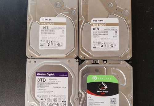 Жёсткие диски 6 Tb, 8 Tb, 10 Tb