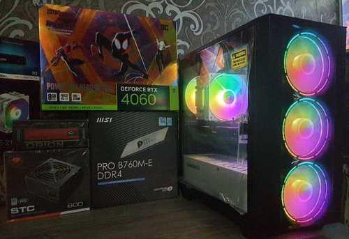 Новый Game Max PC Aero RTX4060+Core i5 12400F/B760