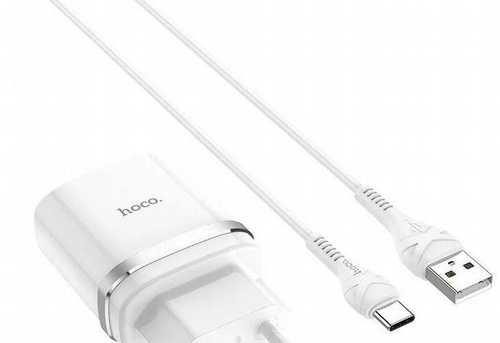 Hoco С12Q Smart QC3.0, кабель Type-C-USB, 5V, 3.0A