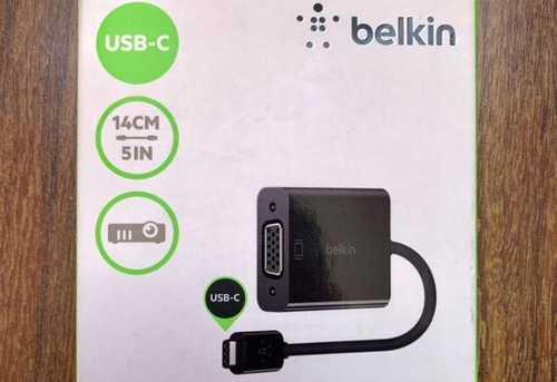 Адаптер USB-C to VGA (Belkin)