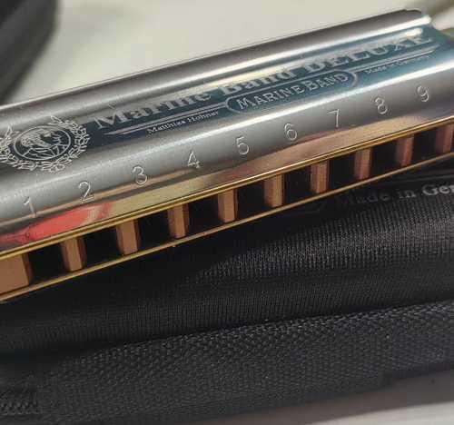 Губная гармошка hohner marine Band Deluxe