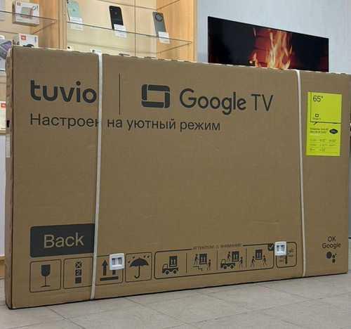 Телевизор 65 дюймов Tuvio 4K Google TV