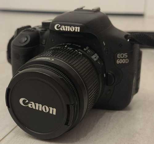 Фотоаппарат canon eos 600d kit