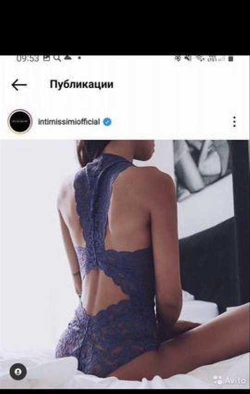 Боди кружевное Intimissimi S + 2 бра бесплатно