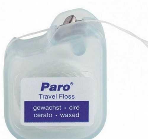 Зубная нить вощеная Paro Travel Floss 50m