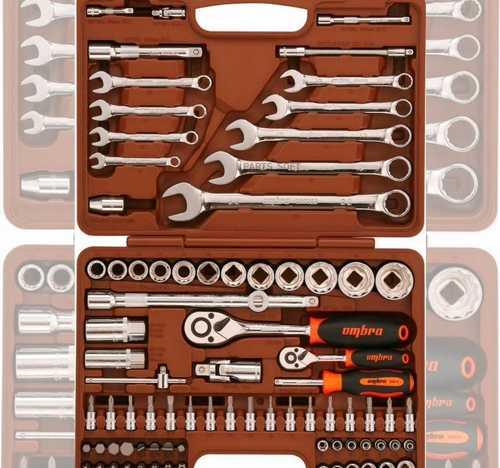 Ombra OMT82S12 набор инструментов 82пр. универсальный 1/4'', 1/2'', с торц.гол.12ти-гранными 1/2''\