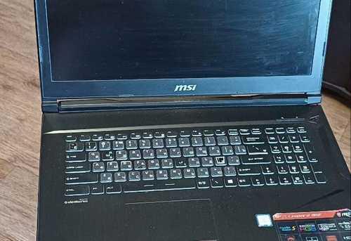 17.3" Ноутбук MSI GP73 Leopard 8RE-469RU черный