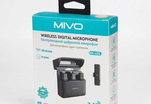 Беспроводной Bluetooth петличный микрофон Mivo MK