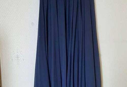 Вечернее платье 46 размера темно синего цвета