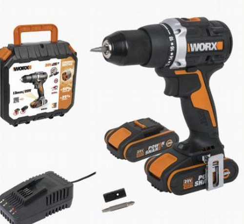 Дрель-шуруповерт аккумуляторная worx WX102