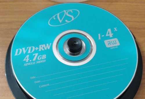 Болванки DVD RW 10 шт. в коробке