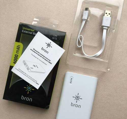 Power bank Bron G600 6000 mAh