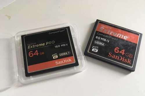 Карта памяти CF SanDisk Extreme Pro 64Gb