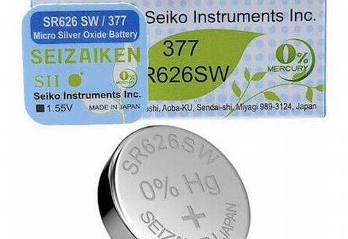 Батарейки AG4 Seizaiken Seiko 377 SR626SW/10Box