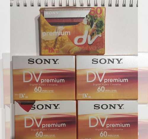 Видеокассета miniDV Sony DV Premium 60min