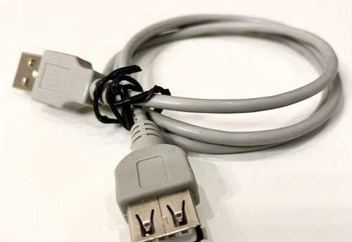 Кабель USB (M) - USB (F) 0,75 м