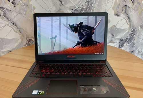 15.6" ASUS FX570U, 1128 ГБ, Core i5-8250U, RAM 6 ГБ, GeForce GTX 1050 2 ГБ