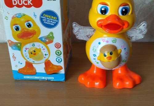 Игрушка детская утенок. Dancing Duck