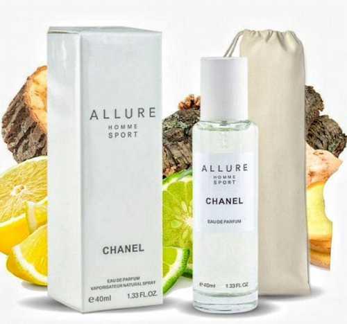 Chanel allure homme sport (тестер) оригинал 40 мл