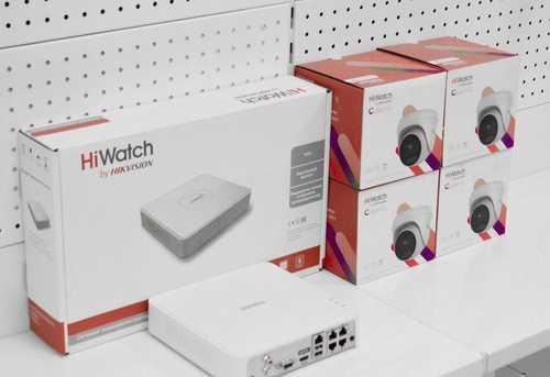Купольное видеонаблюдение HiWatch 4 MPx ColorVu