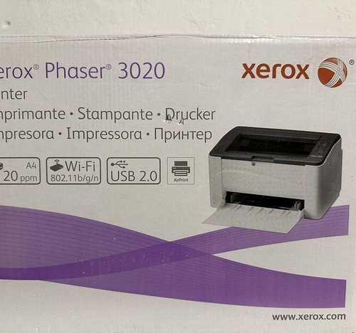 Принтер Xerox phaser 3020