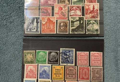 Почтовые марки Европы до 1940 года