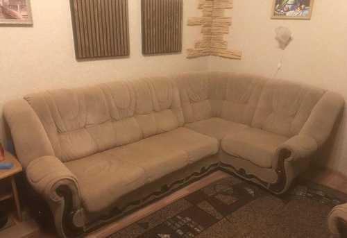 Угловой диван + Кресло