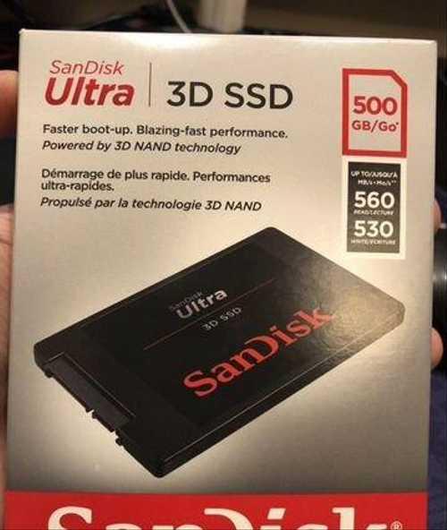Ssd SanDisk ultra 500gb