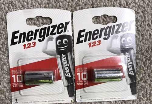 Батарейки Energizer CR123
