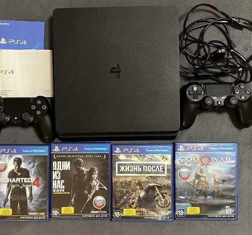 Sony playstation 4 1tb с играми