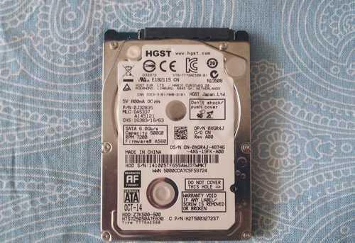 2.5" HDD 500Gb(7200rpm) жесткий диск для ноутбука