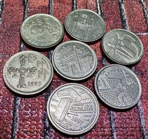 Монеты Испания (7 монет)