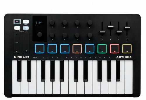 Midi клавиатура Arturia minilab 3 Black Edition