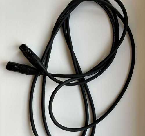 Кабель HeadMade Viper XLR-M to XLR-F Black 3m