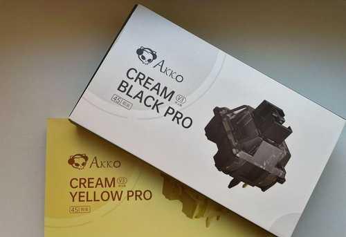 Akko Cream Yellow Pro V3 свитчи
