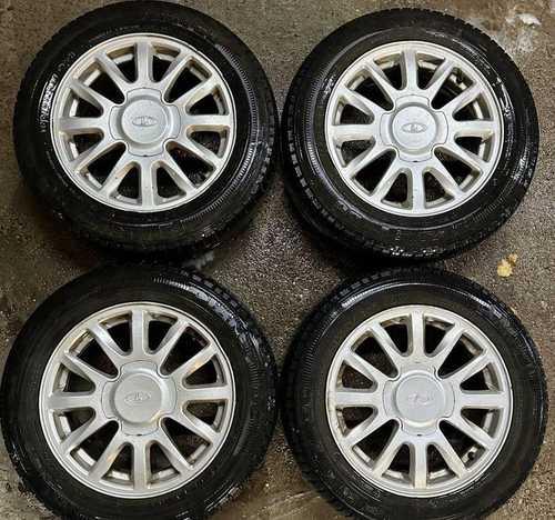 Литые колеса в сборе 185/65 r15 4x98 на ваз лада