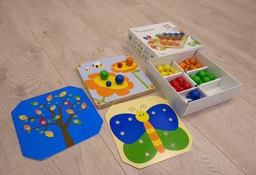 Деревянная мозаика Plan Toys - Creative Peg Board