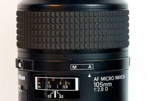 Объектив Nikon AF 105mm f/2.8d micro